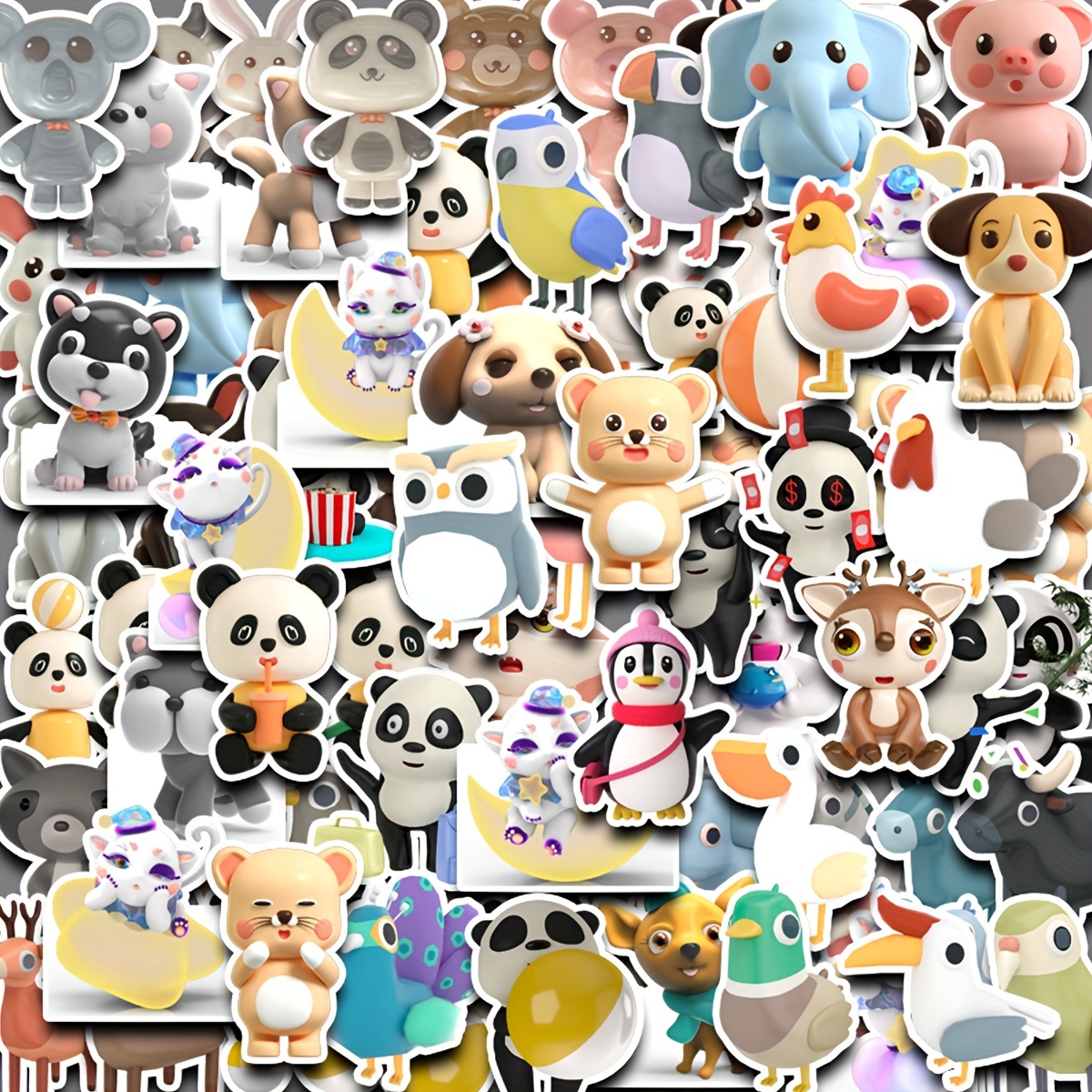 Animal Party Stickers suitable For Suitcase Water Bottle - Temu United ...