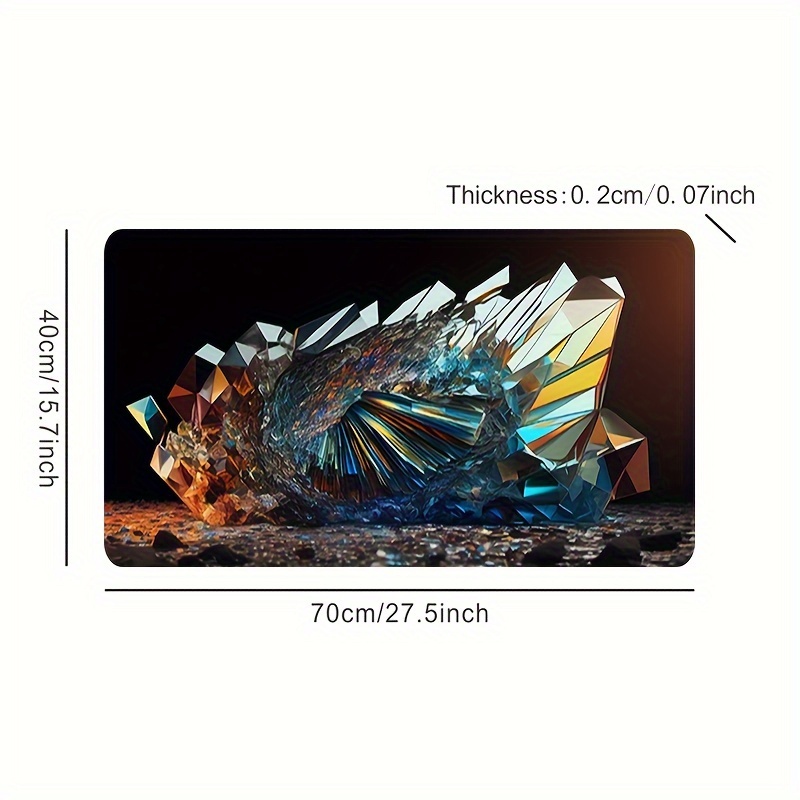 High definition Crystal Stone Theme Mouse Pad Computer - Temu Canada