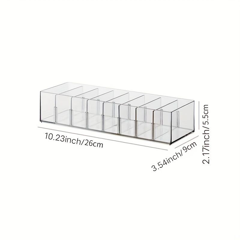 Organize Office Desk 8 section Clear Drawer Organizer! - Temu