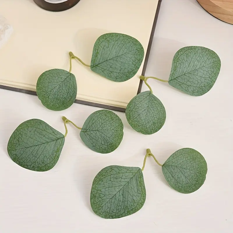1個、人工植物、人工 の葉、ホームシミュレーション葉2フォーク ワイヤーリーフシルクスクリーン の葉、プラスチック防水屋内卓上 レーション