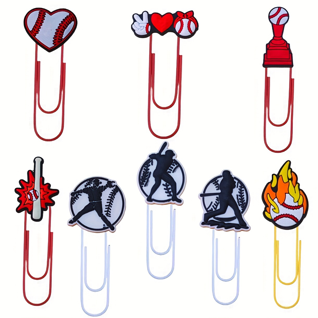 Cute Cartoon Paper Clips Colorful Office Supplies - Temu New Zealand