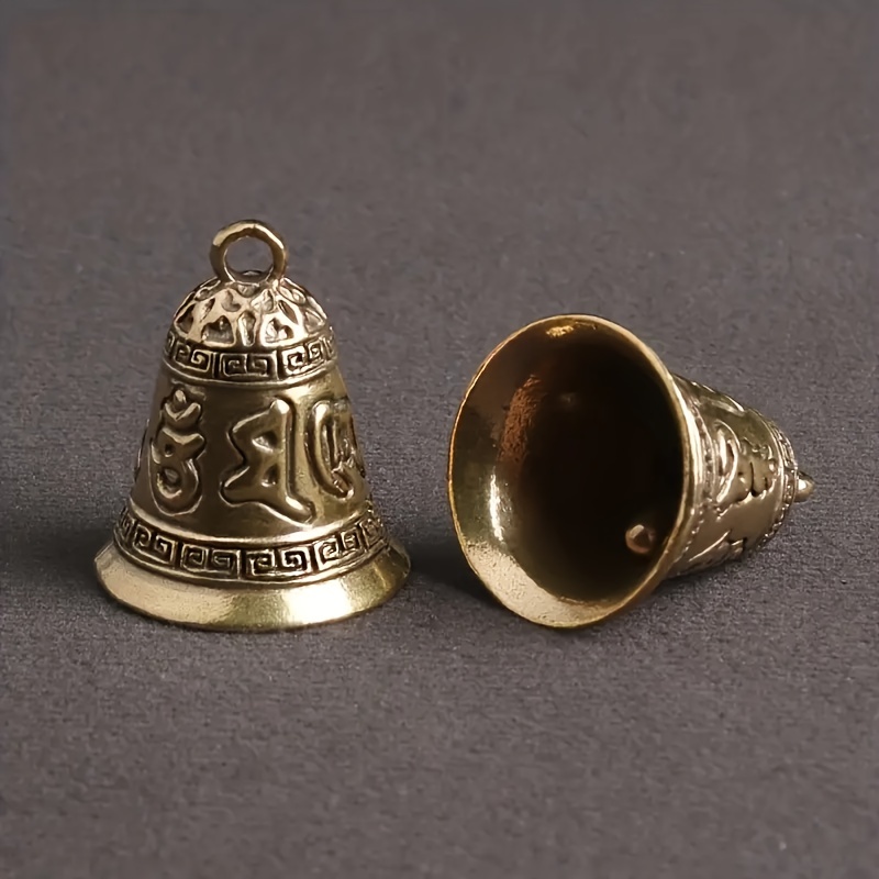 Pure Copper Six character Proverb Bell Keychain Heart Sutra - Temu ...