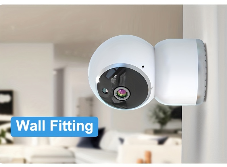 2mp Hd Wifi 스마트 Ai 카메라 Ptz 회전 주야간 풀 컬러 나이트 비전 양방향 음성 인터콤 원격 Temu