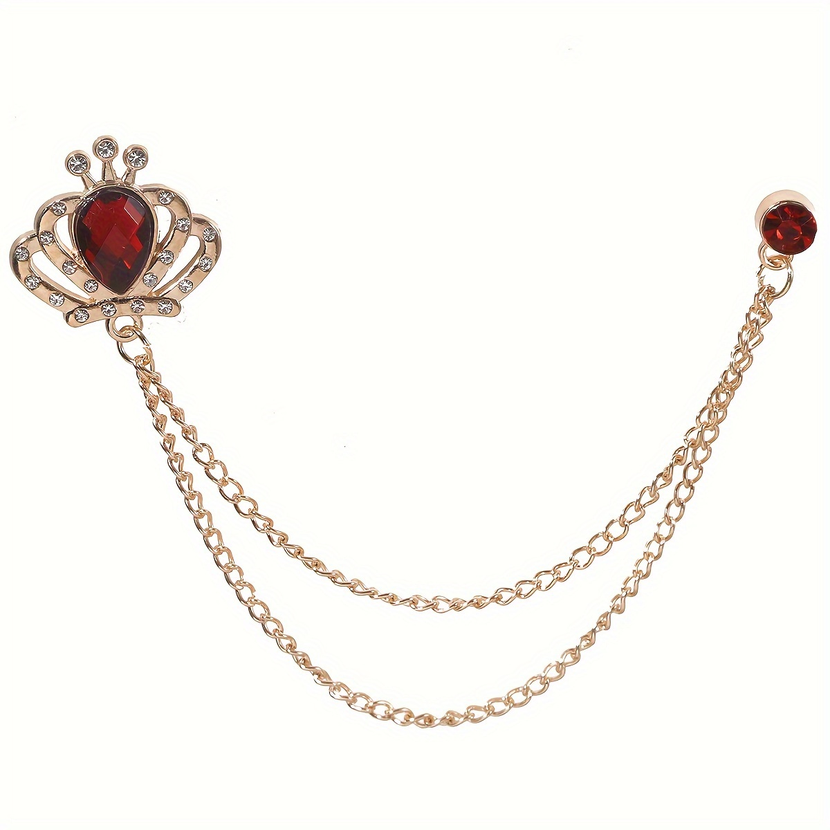 Alloy Tassel Men's Brooch Rhinestone Accessories Men - Temu United Kingdom