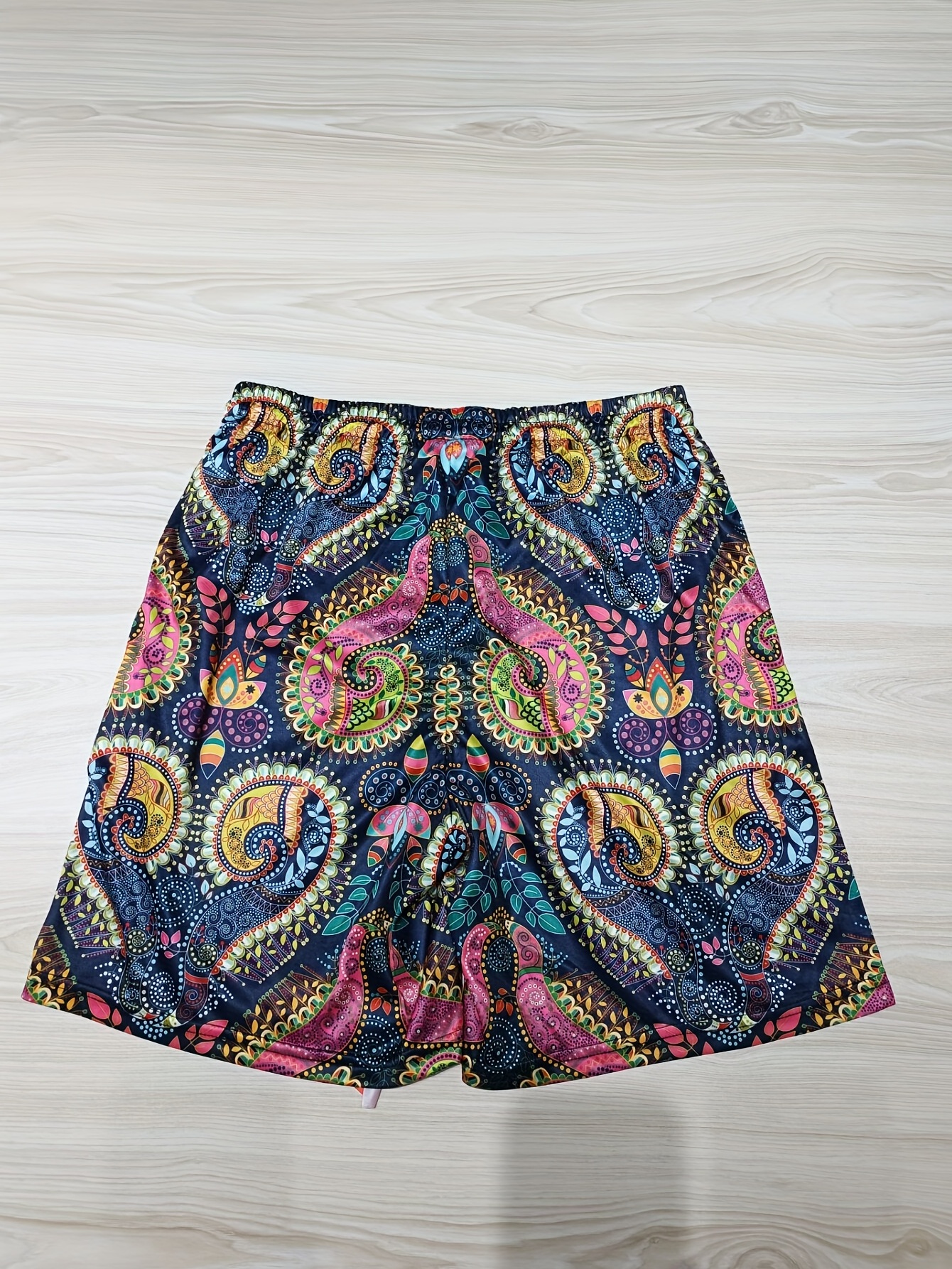 Mens Trendy 3d Digital Printing Shorts With Drawstrings And Pockets ...