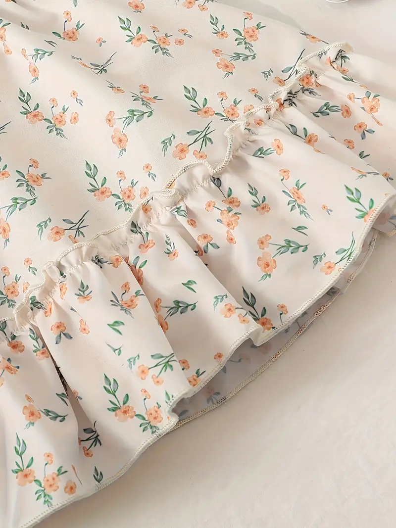 Conjunto Ropa Niña Pequeña Top Falda Floral Temu Mexico