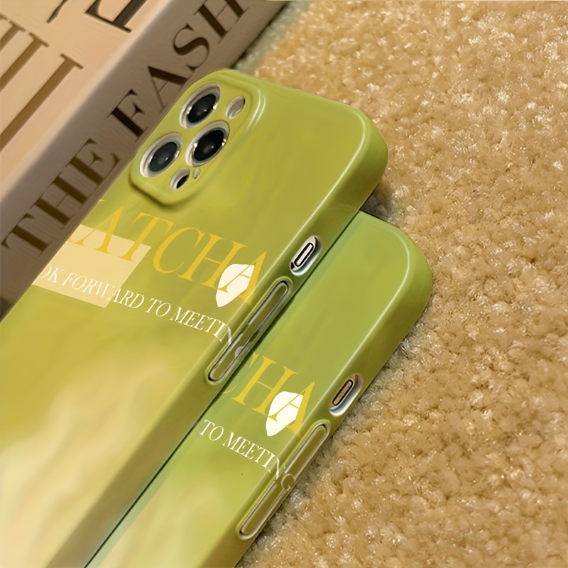 Green Flame English Film Shell All-inclusive Fine Hole Glossyprotective ...