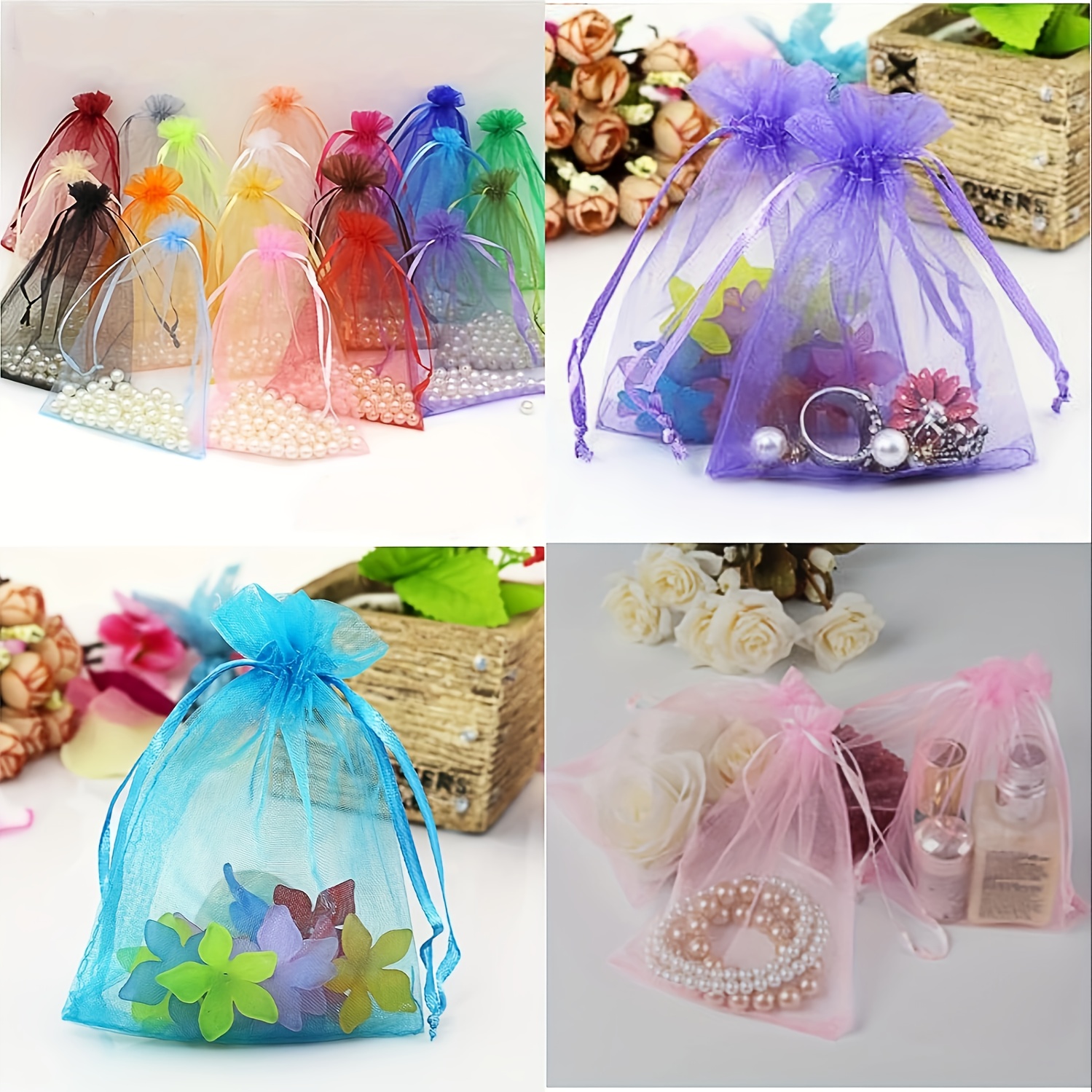 Drawstring Candy Bag Plastic Gift Bag Drawstring Cookie Bag - Temu