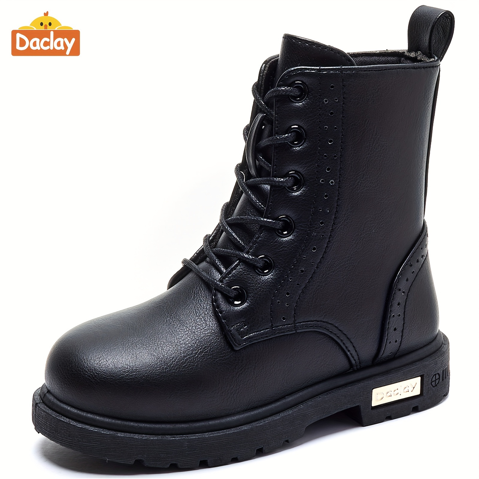 Casual Solid Color Boots Boys Comfortable Wear - Temu New Zealand