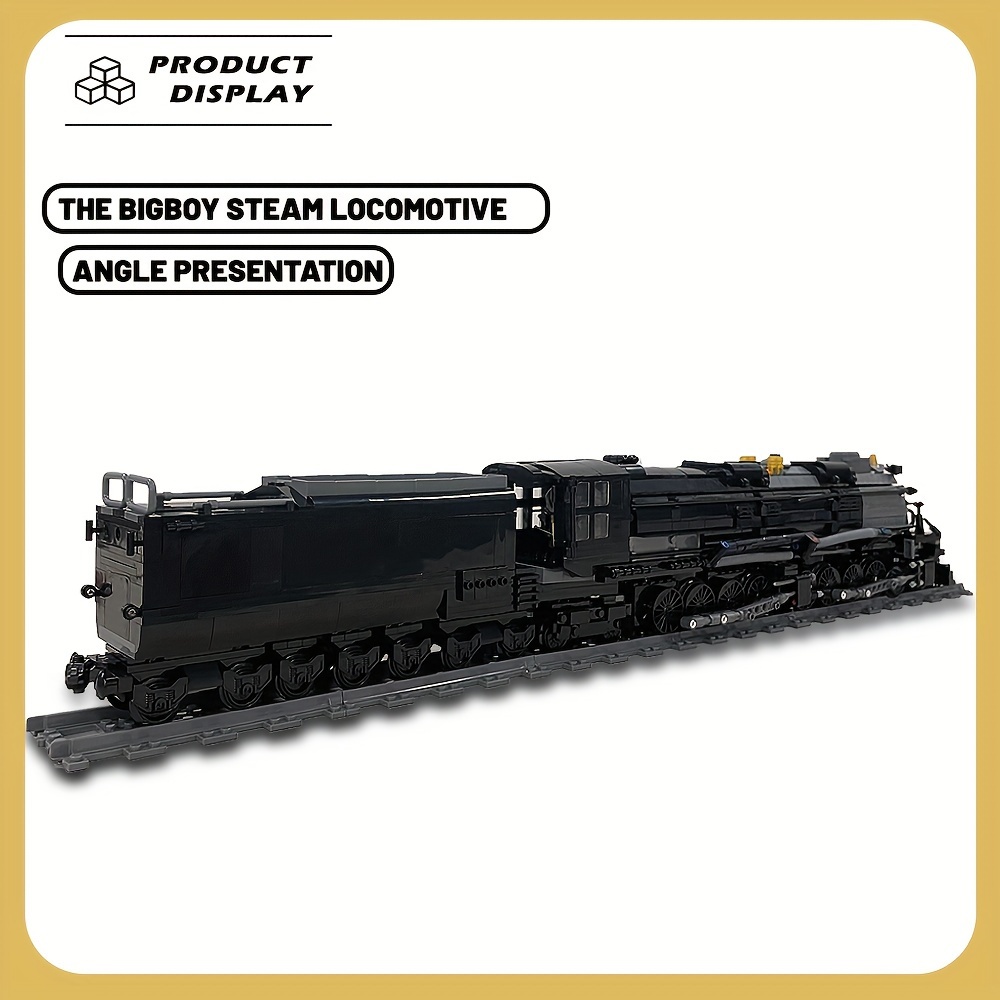 Creative Locomotive Steam Train Railway Express Bricks Model - Temu