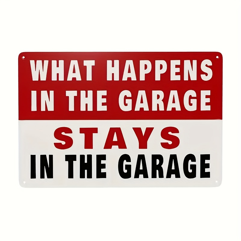 Metal Sign Garage Sign Man Cave Wall Decor For Men What - Temu