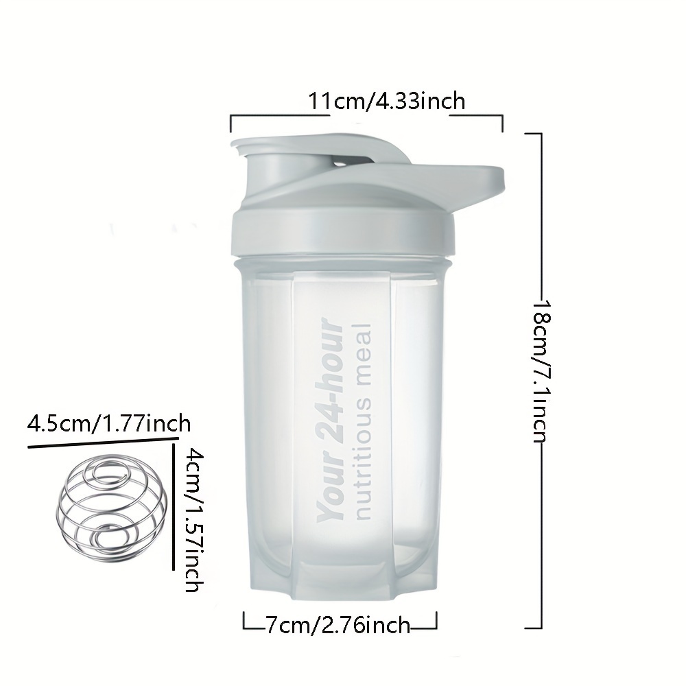 Shaker Bottle Steel Wire Ball Protein Shakes Powder Shaker - Temu Canada