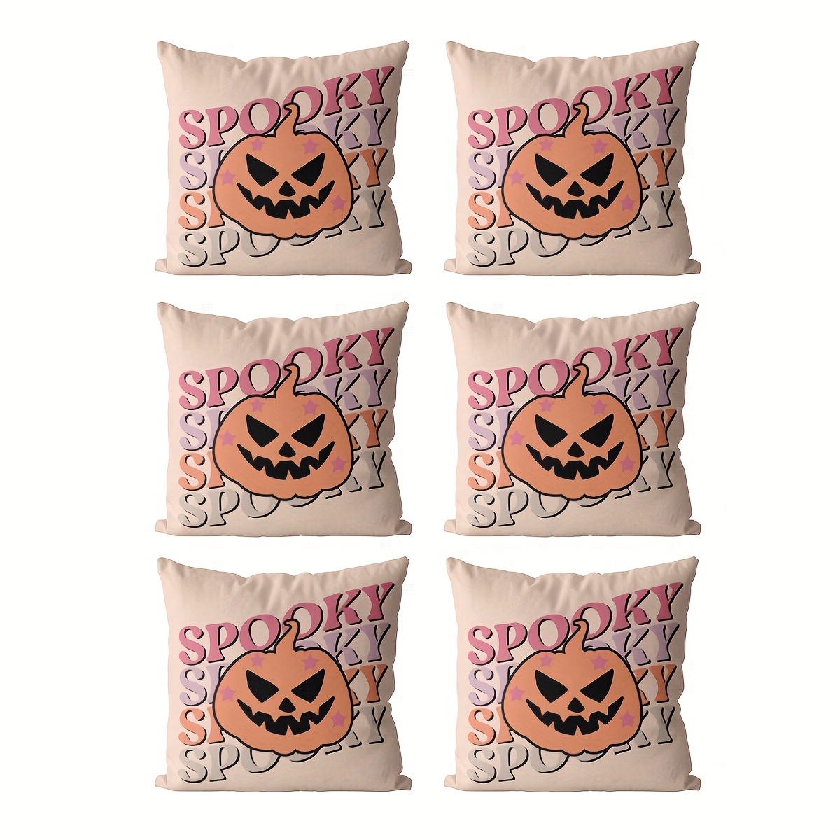 Halloween Throw Pillow Covers Ghost Throw Pillowcase Throw - Temu New ...