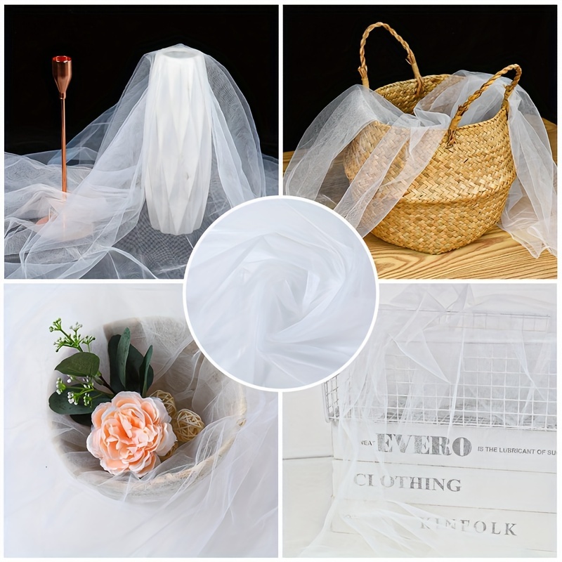 Glitter Tulle Fabric Diy Handmade Crafts Dress Tutu Skirt - Temu Canada