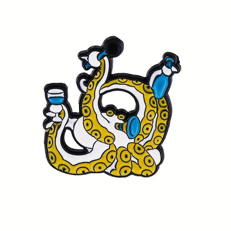 Cute Anime Marine Creature Decorative Brooch For Men - Temu United Kingdom