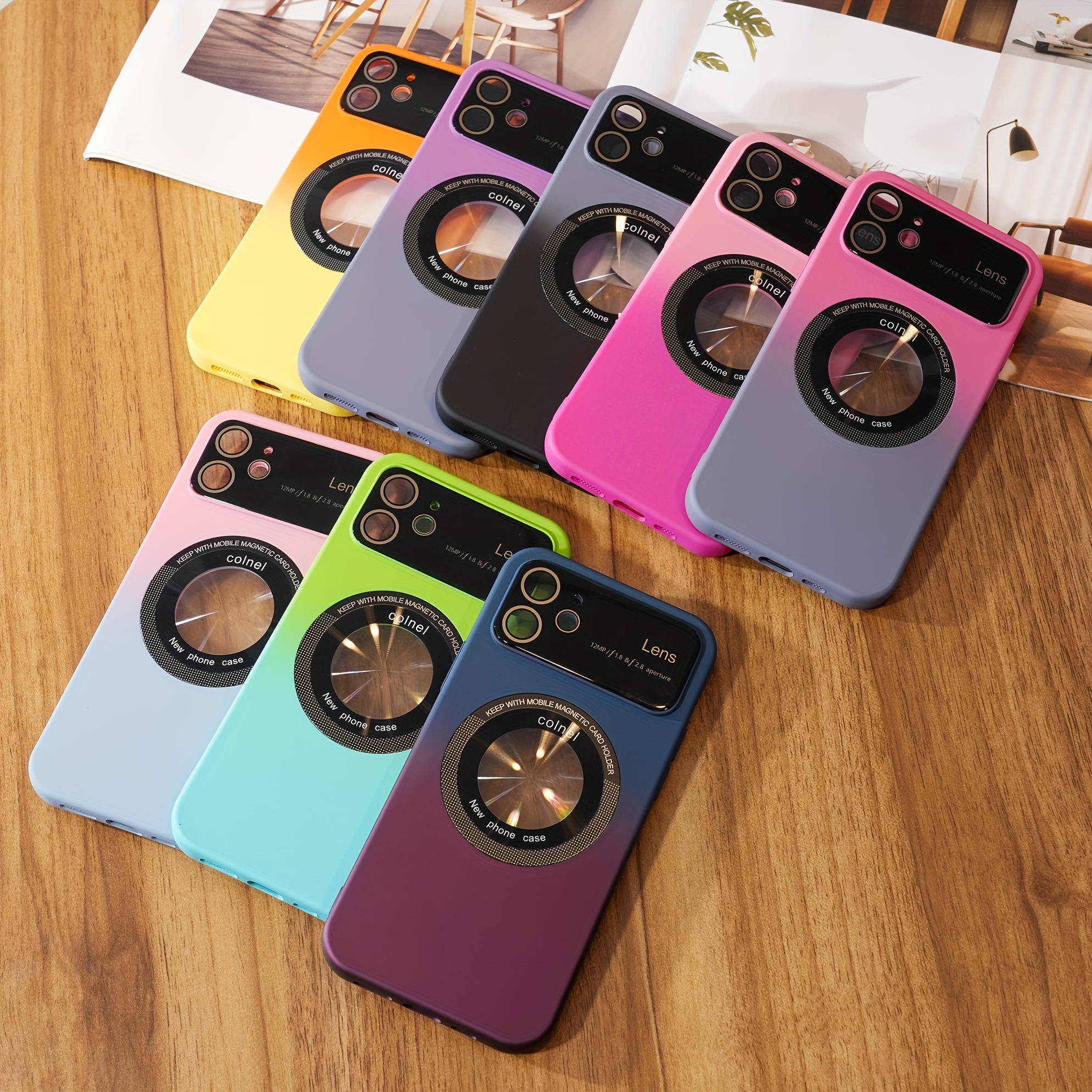 Large Window Mobile Phone Case Iphone 12 13 14 Full Series - Temu New ...
