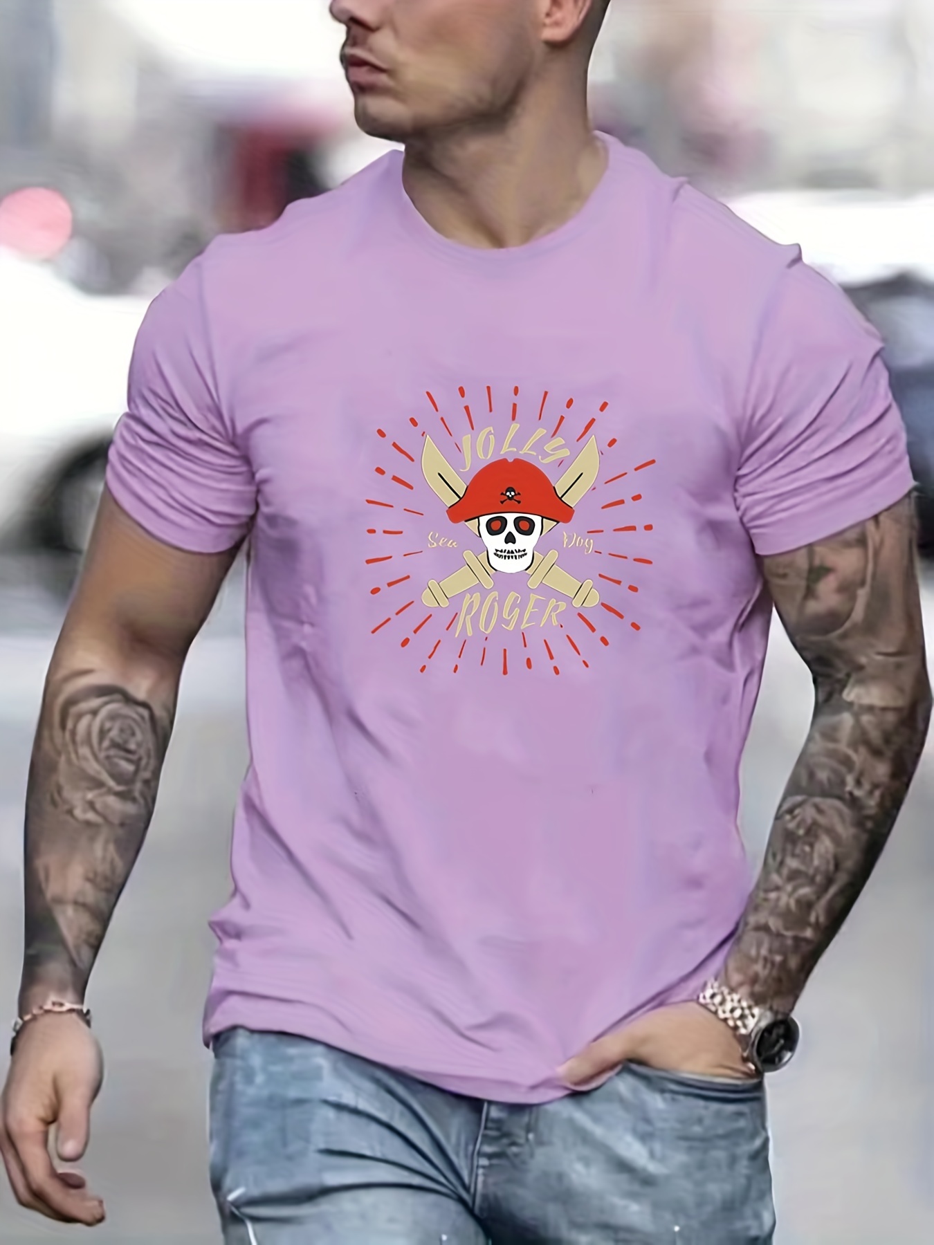 T shirt Men Skull Hat Graphic Print Tees Summer Plus Size - Temu ...