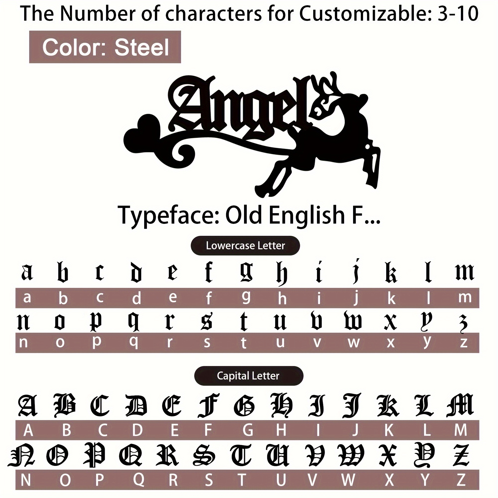 Stainless Steel Personalized Customized Name Necklace Women - Temu ...