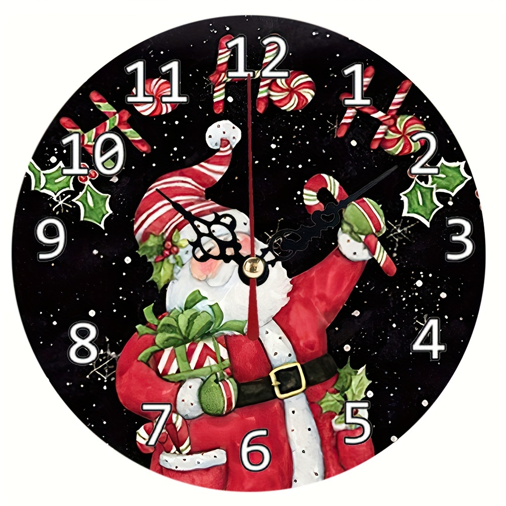 Ticking Silent Art Decorative Round Clock Living Room - Temu Canada