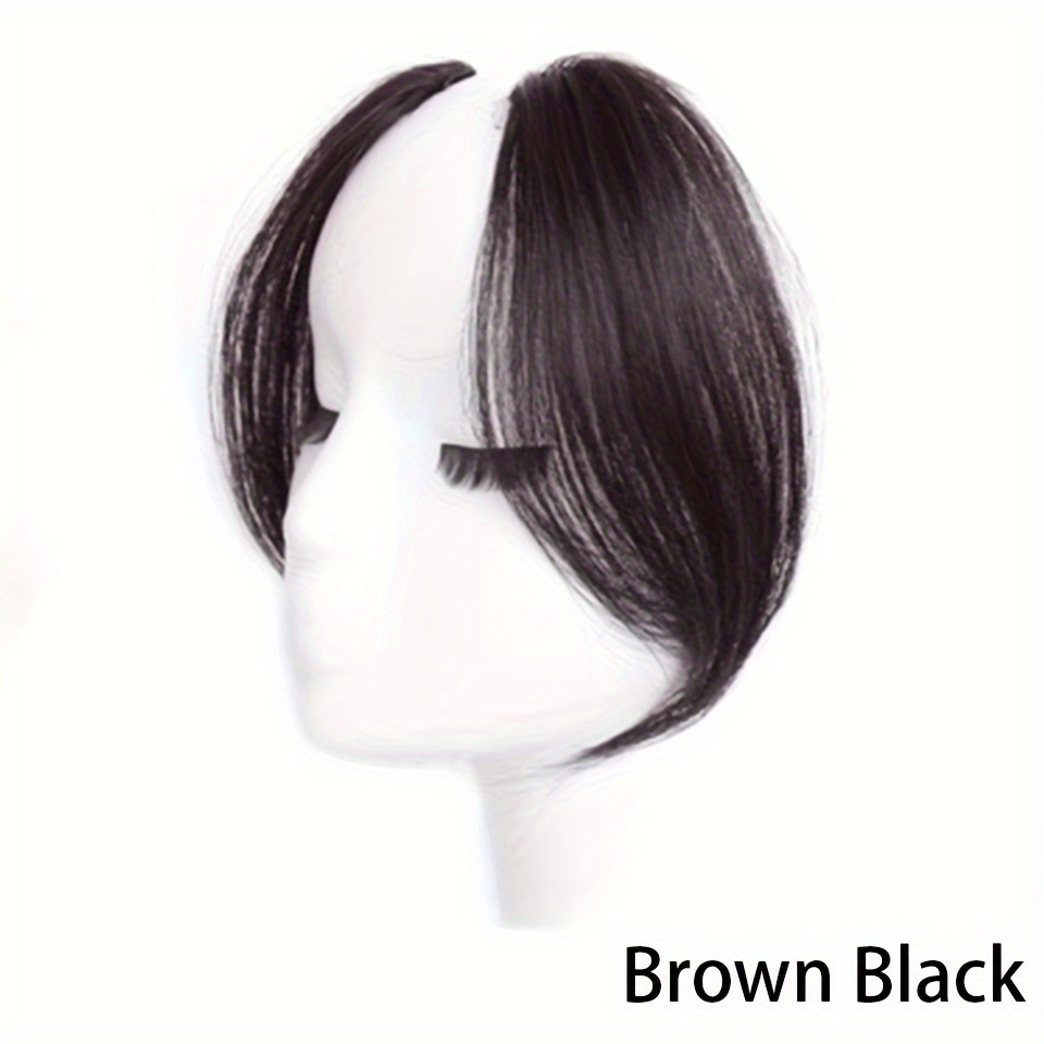 Side Bangs Middle Part Long Synthetic Bangs Side Fringe - Temu United ...