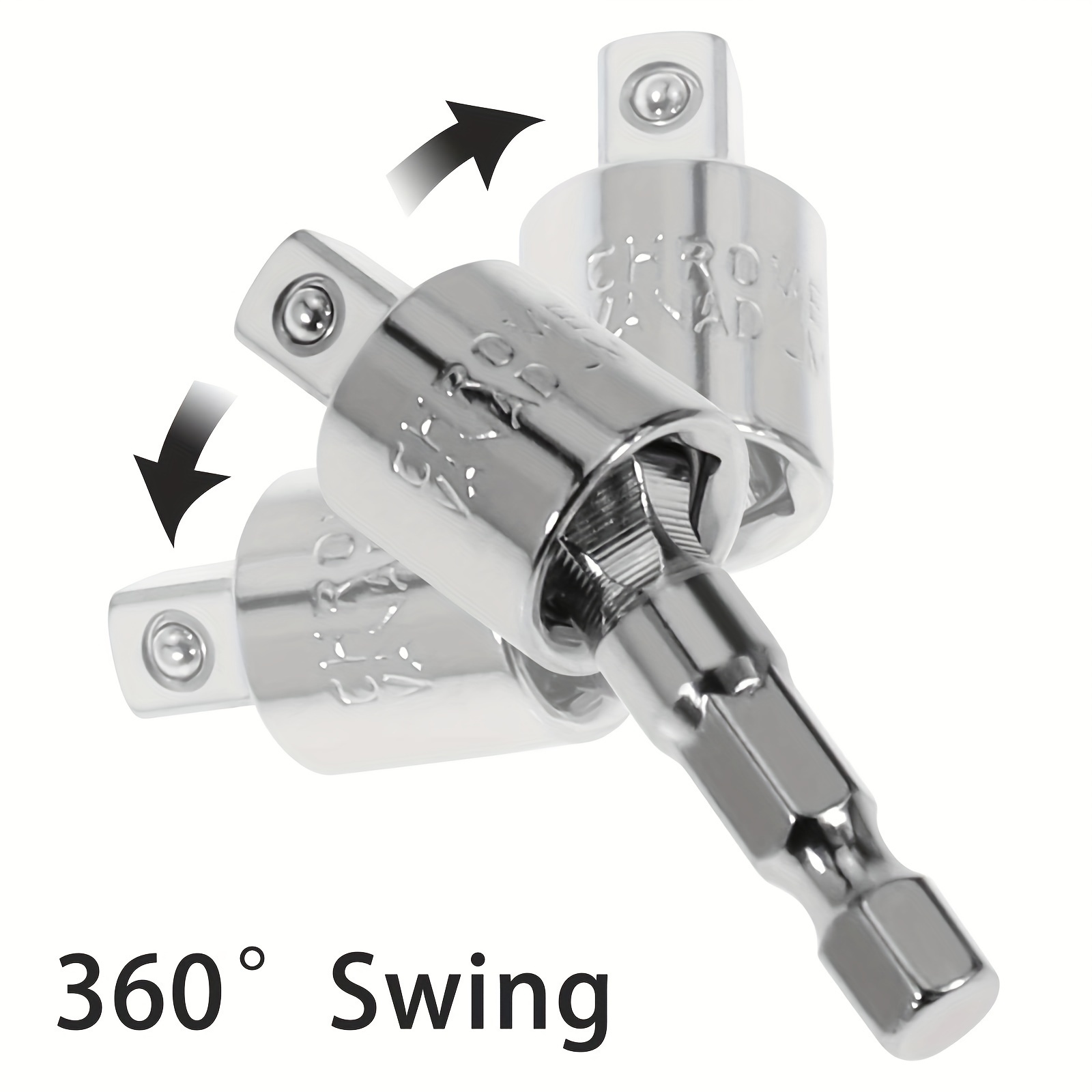 Power Drill Socket Adapter Set 360 Degree Rotatable - Temu Australia