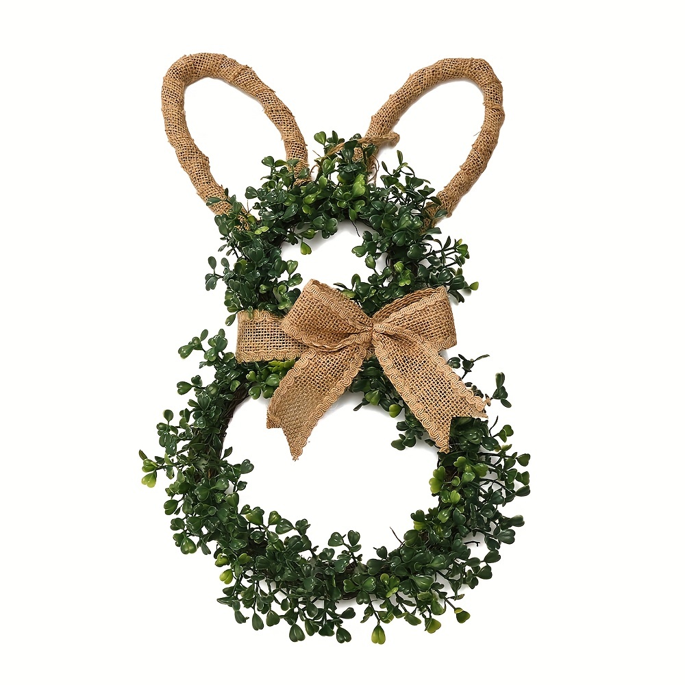 Rabbit Shape Simulation Green Plant Rabbit Party Decoration - Temu ...