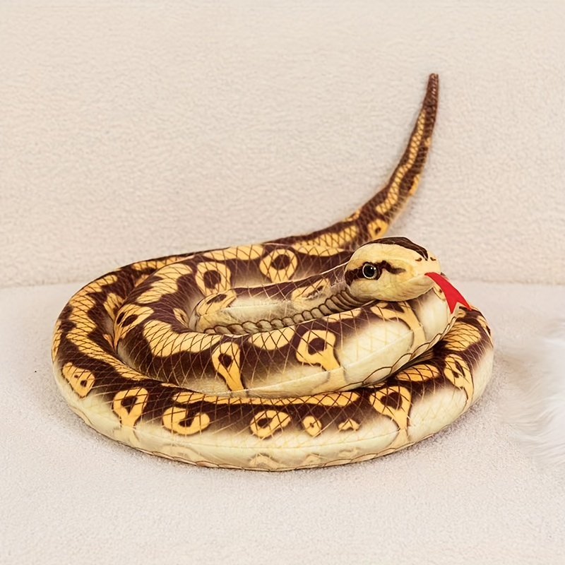 Snake Stuffed Animal Plush Toy Reptile Realistic Plush Hug - Temu