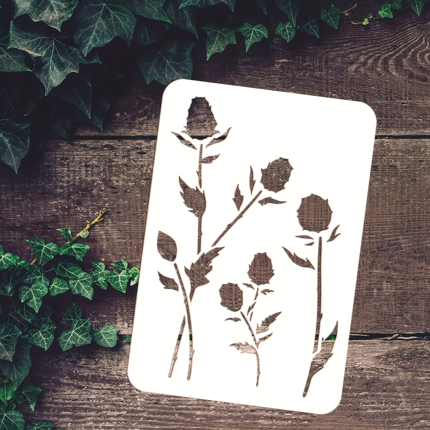 Highland Thistle Stencil Painting Thistle Flower Drawing - Temu