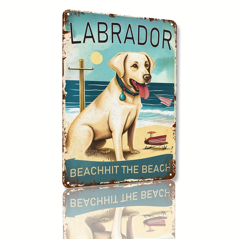 Funny Metal Tin Sign Hit Beach Retro Metal Tin Home Decor - Temu Australia