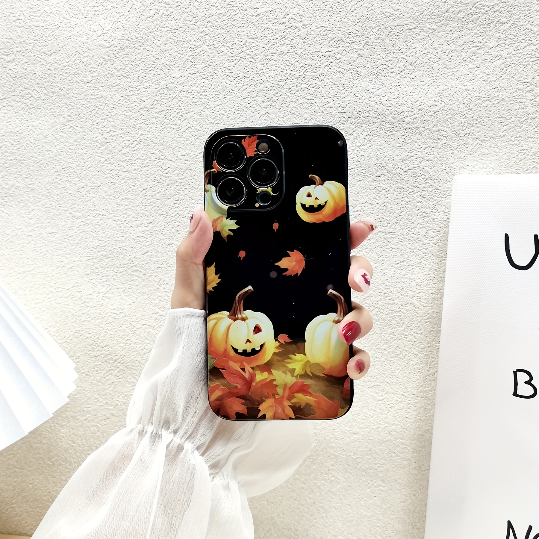 Pirate Pumpkin Head Creative Graphic Printed Phone Case For - Temu ...