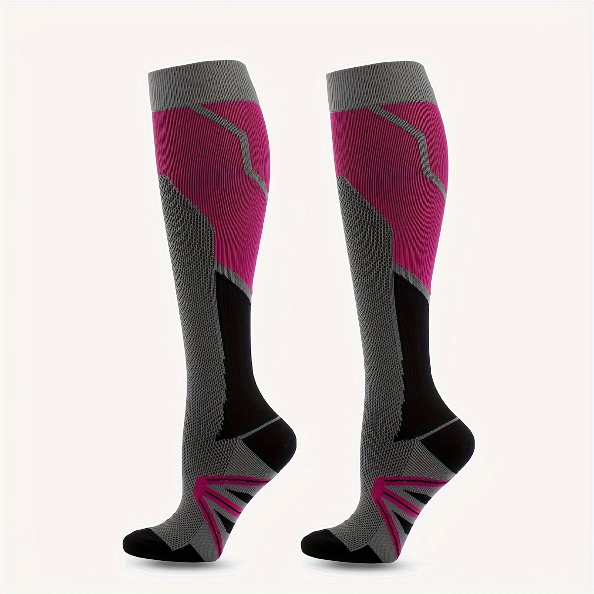 Nylon Compression Socks Women Men Circulation 15 20 Mmhg Temu Canada