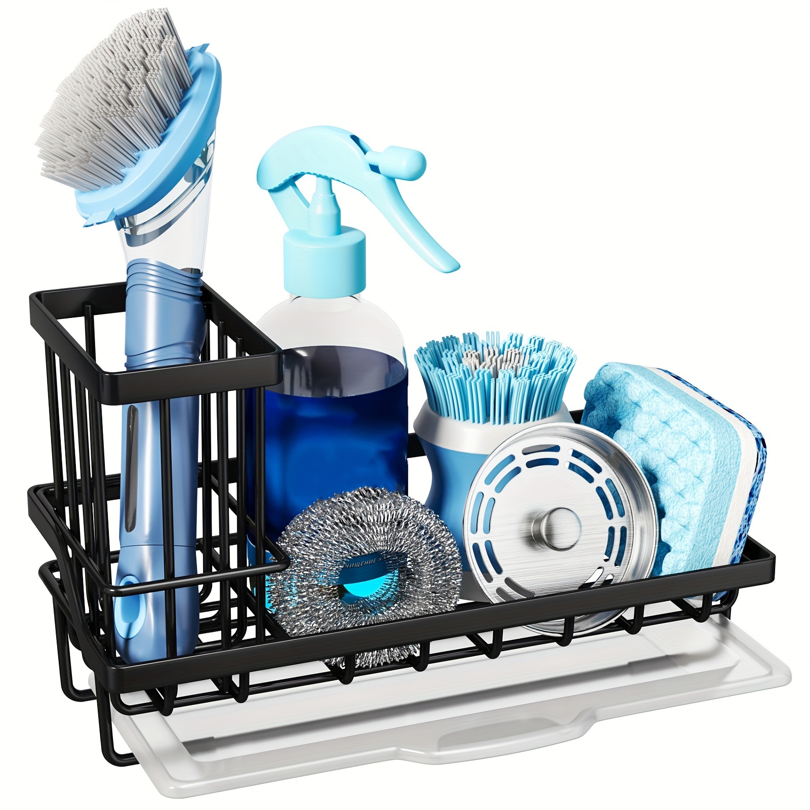 Kitchen Sponge Holder Dish Brush Holder Kitchen Sink Sink - Temu Canada