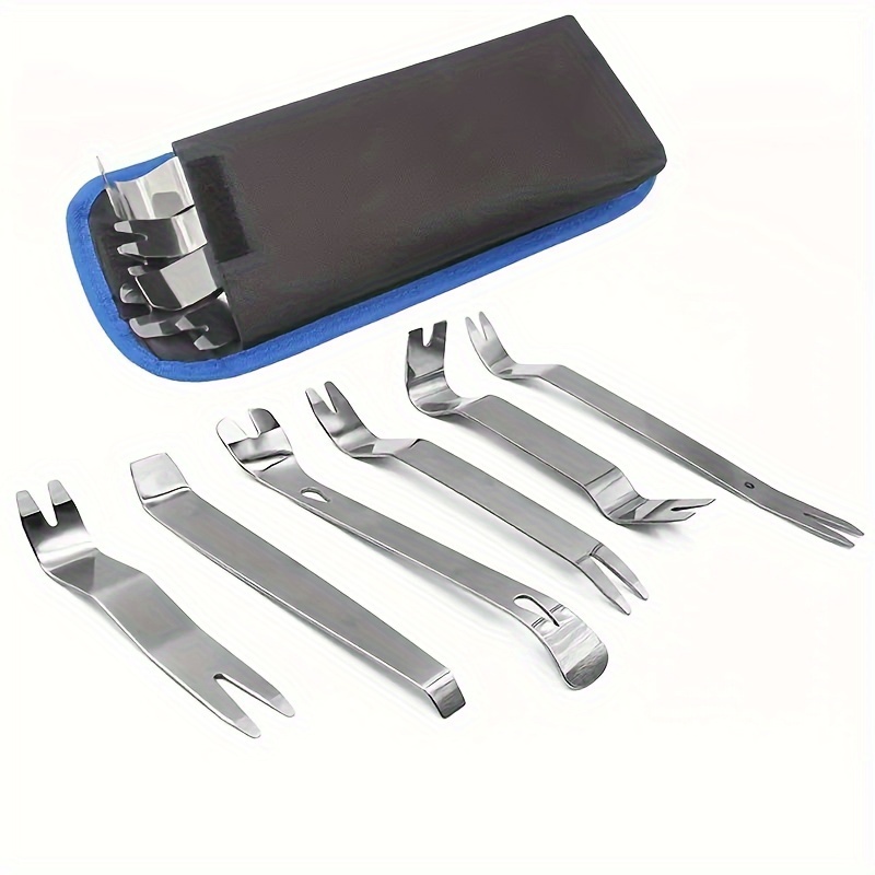 Ez Stainless Steel Extended Metal Car Pry Bar Car Audio - Temu