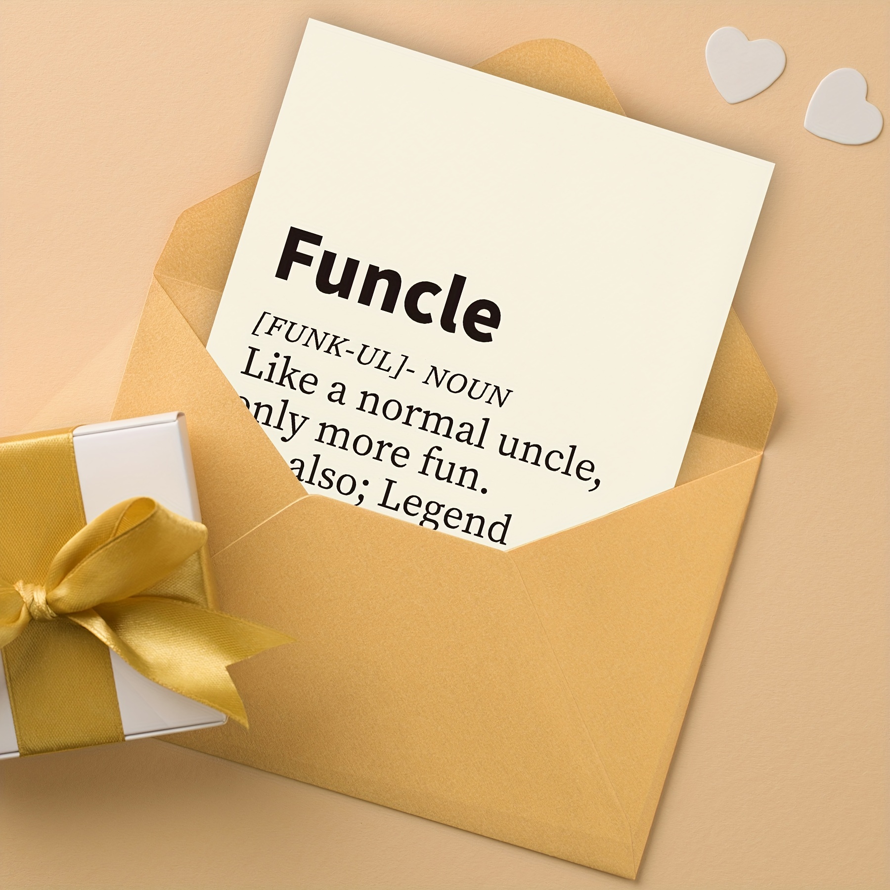 Unique Happy Birthday Card Uncle Funcle Gifts Decorations - Temu United ...