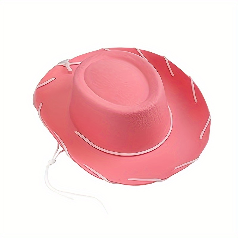 Cowboy Cowgirl Hat Western Cowboy Hat Rope Atmosphere Dress - Temu ...