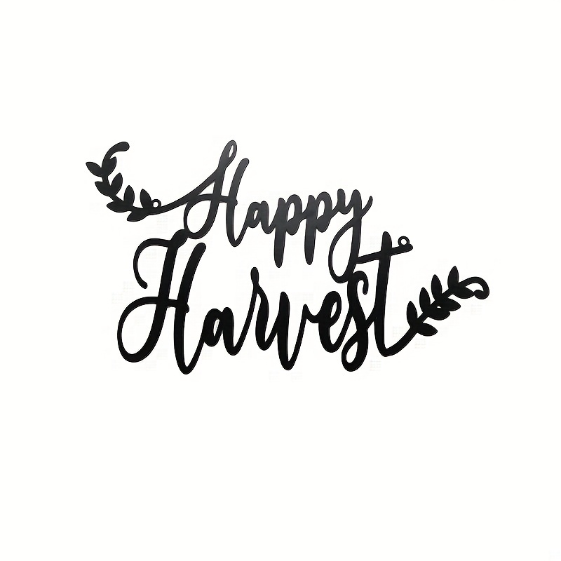 Hello Fall Happy Harvest Decor Sign Metal Thanksgiving - Temu United ...