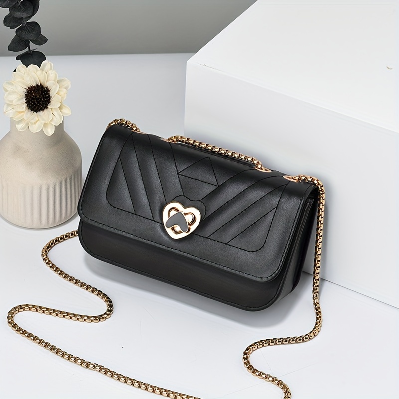 Trendy Quilted Solid Color Mini Crossbody Bag Square Phone - Temu New ...