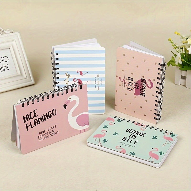 112pages Flamingo Pattern B6 Coil Book Notebook Handbook - Temu Australia