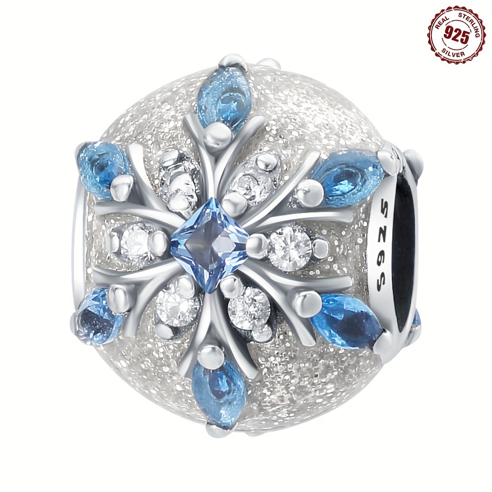 Inlaid Shiny Zircon Christmas Tree Snowflake Star Charm - Temu United ...