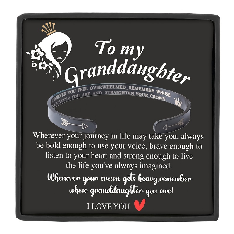 Chic Cuff Bangle Made Stainless Steel Carved Love Arrow - Temu United ...