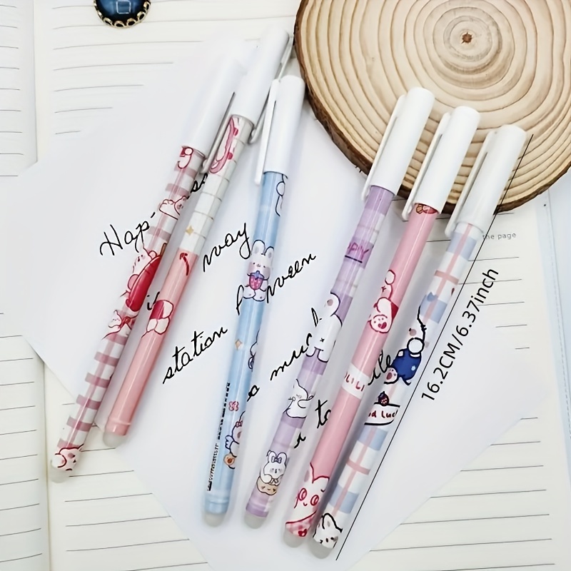 Simple Cute Korean Pen Blue Erasable - Temu United