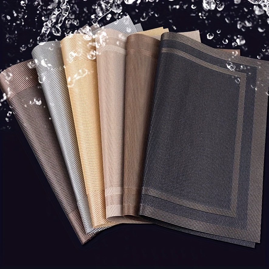 Plastic Placemats Light Luxury Square Table Pads Nordic - Temu Australia