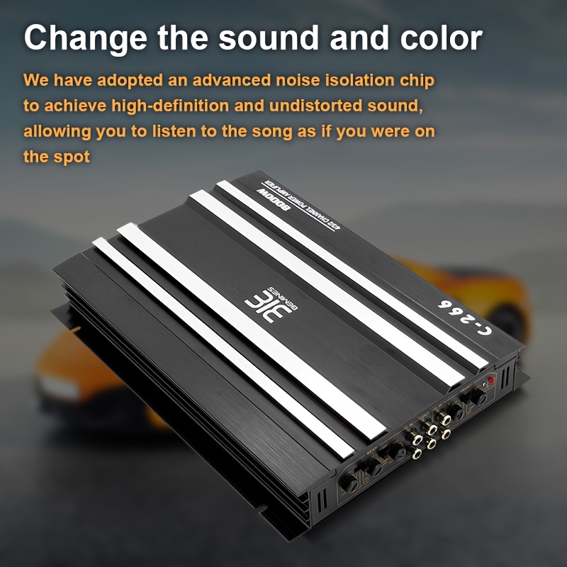 Qmf Zl C266 Four way Power Amplifier 12v High Power Car - Temu