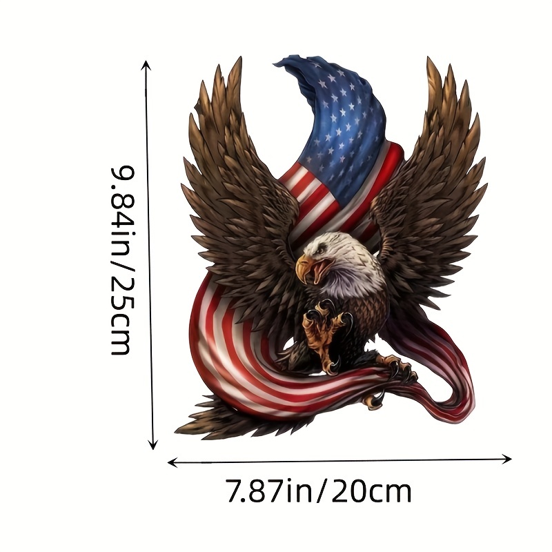 Use This Flag Of The United States Eagle Car Sticker To Make - Temu ...
