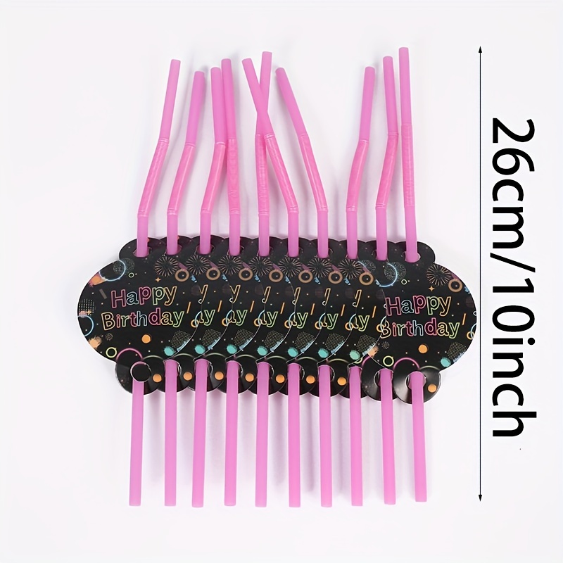 Neon Birthday Party Tableware Set Disposable Dinnerware Set - Temu New ...