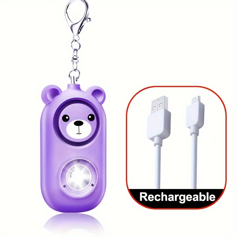 パーソナルアラーム 安全音 130dB USB 充電式 緊急 自衛 キーホルダー アラーム 安全装置 高齢者 女性 SO - Temu Japan