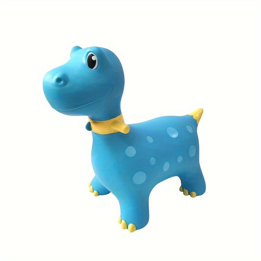 1pc Walking Horse Little Dinosaur Pvc Toy Sports Jumping Horse Elastic ...