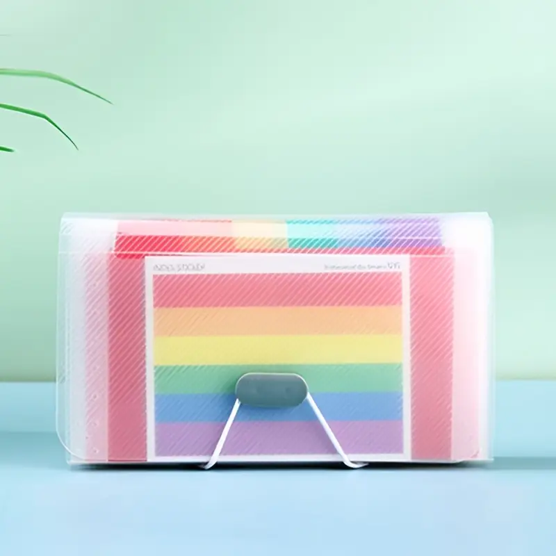 1pc 13-grid Expanding File Folder A6 Rainbow Multi-layer Expanding File ... 1pc 13-grid Expanding File Folder A6 Rainbow Multi-layer Expanding File ...