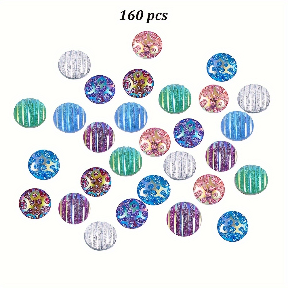 Resin Cabochons, Flat Round Mixed Color - Temu United Kingdom
