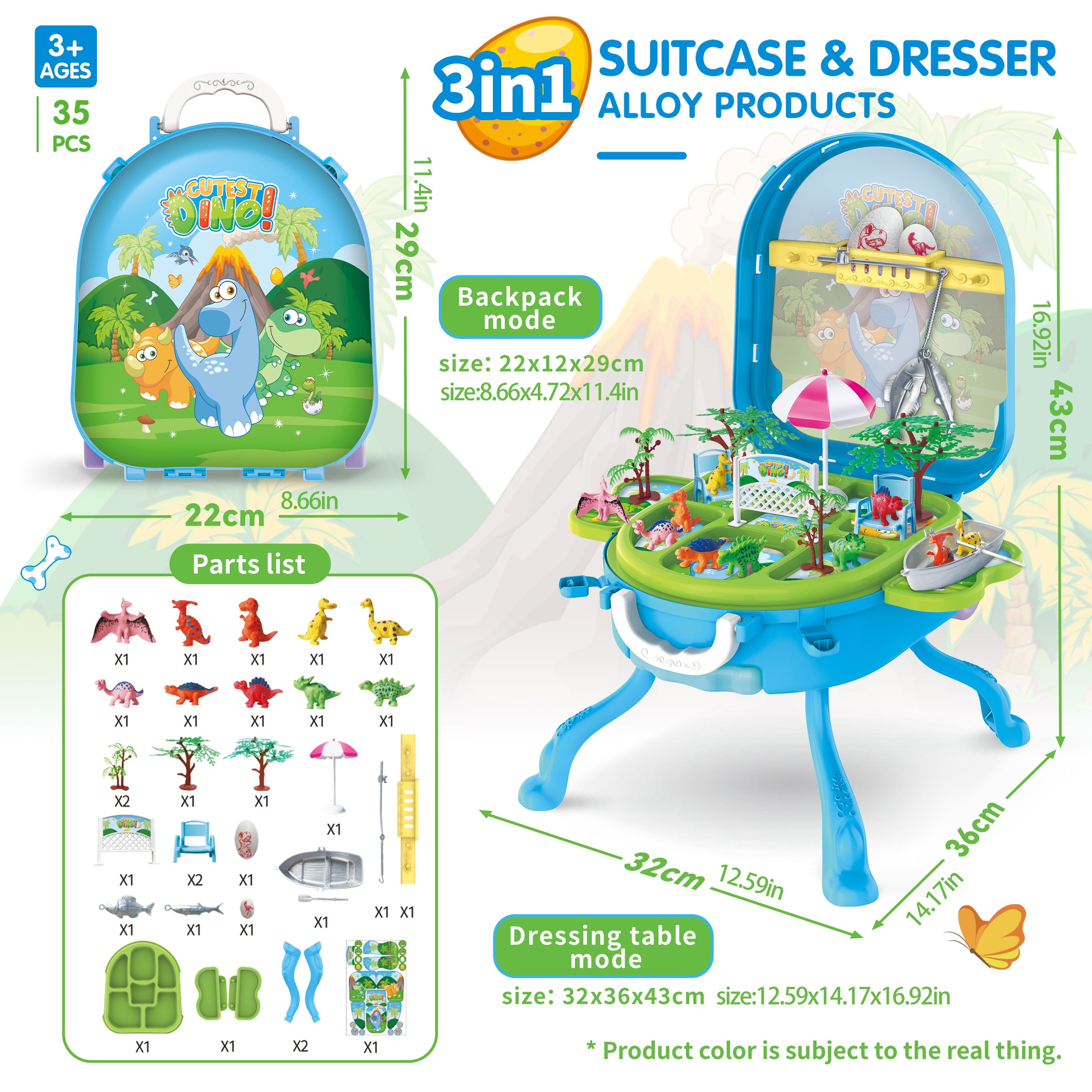 Play House Box Set Jewelry Dresser Toy Dinosaur Box Medical - Temu Canada